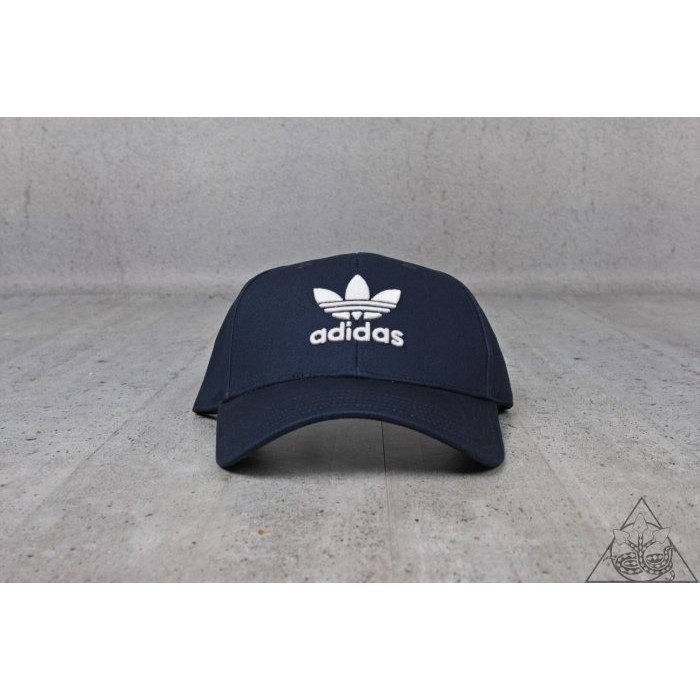 【HYDRA】adidas Originals Trefoil Cap 三葉草 愛迪達 老帽 帽子 深藍【DV0174】 | 蝦皮購物