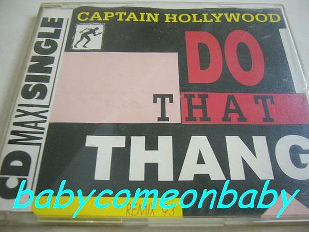 舊CD 英文單曲 CAPTAIN HOLLYWOOD DO THAT THANG 混音單曲3首 (保存良好99%無刮傷) | 蝦皮購物