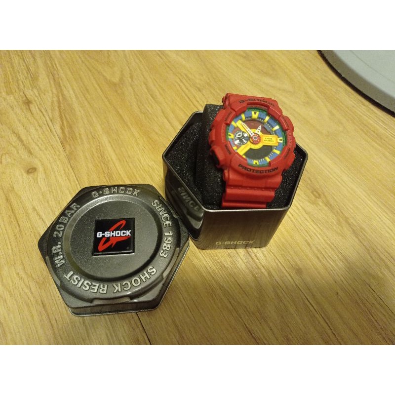 卡西歐 CASIO G-SHOCK GA 110-FC 紅樂高 手錶 | 蝦皮購物