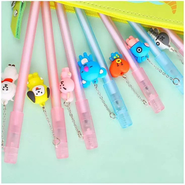 Gantungan 中性筆 BT21 BTS MOTIF 衣架中性筆 BTS BT21 Pen BT21 Pen BTS | 蝦皮購物