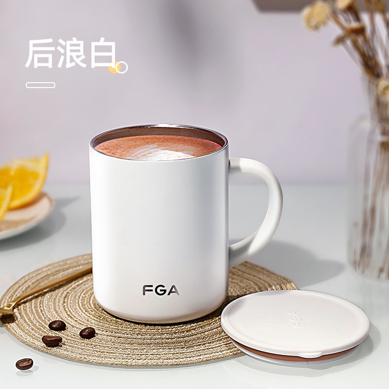 #臺灣熱賣#富光FGA馬克杯女生高顏值316不銹鋼保溫杯帶蓋咖啡杯情侶款水杯子【素琴】 | 蝦皮購物