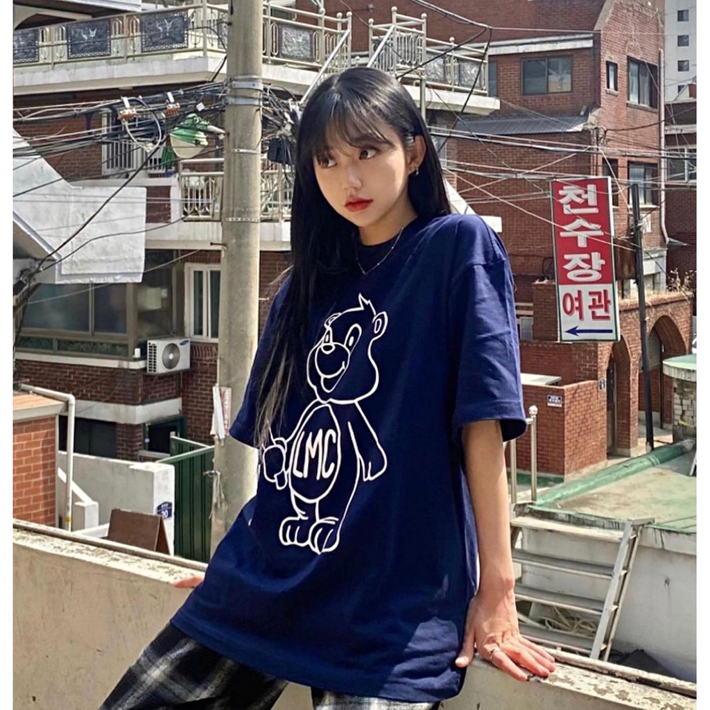 【Geometry】LMC 熊熊 TEE 熊 蠟燭 美式 塗鴉 韓國 短袖 品牌 潮流 上衣 短T 潮流品牌 潮牌 | 蝦皮購物