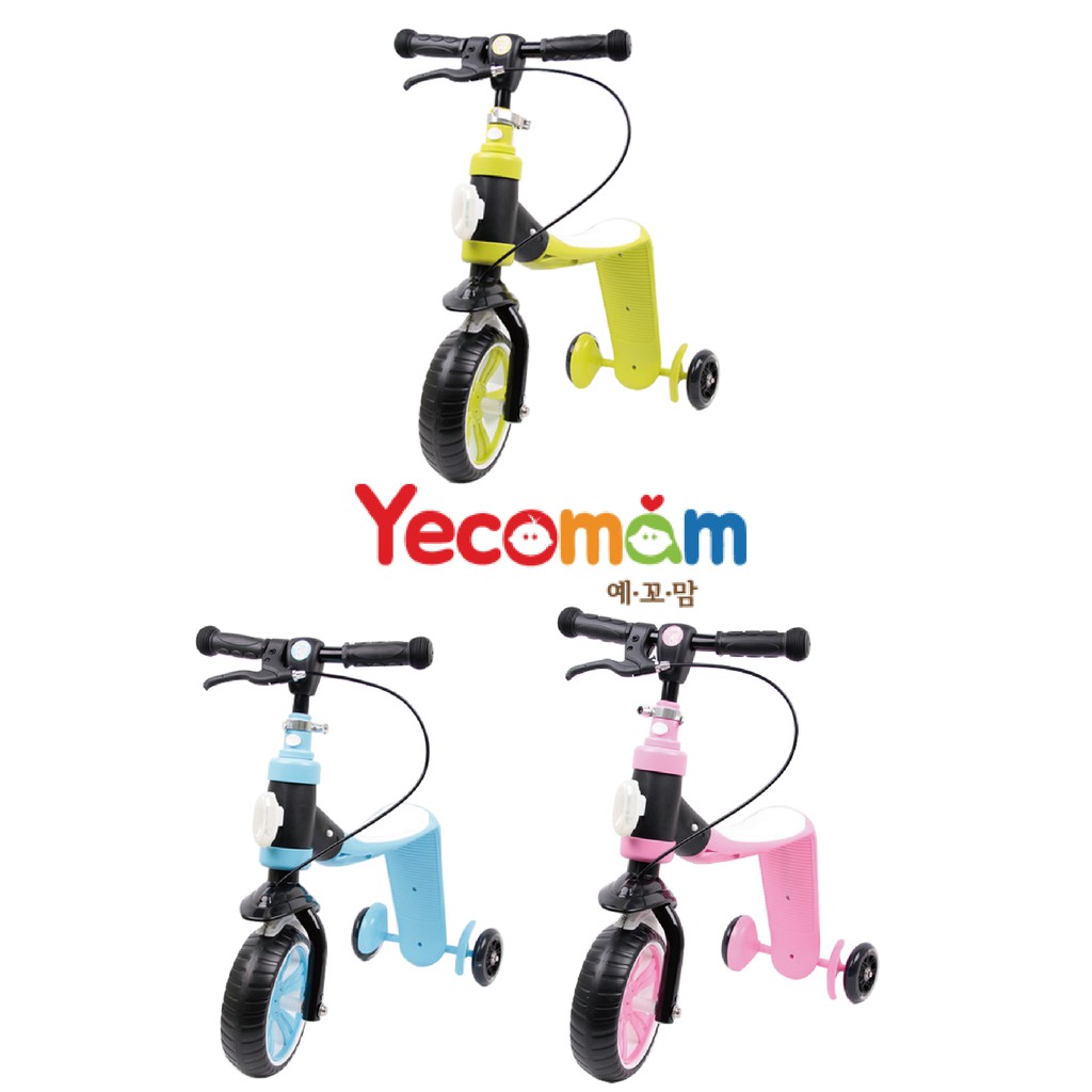 Yecomam 韓國2in1兒童玩具滑板學步車 (滑步車 平衡車 滑板車 學步車) NG出清 | 蝦皮購物