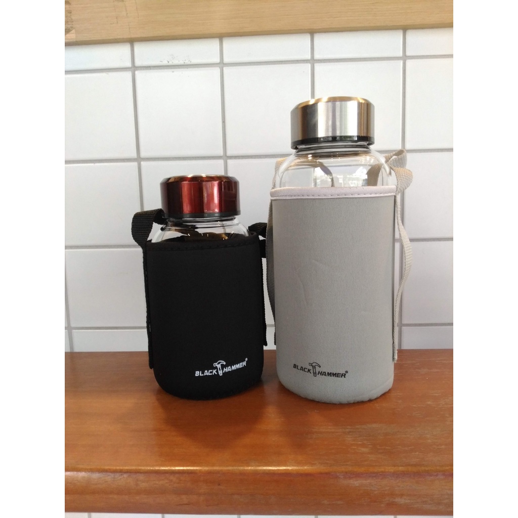 BLACK HAMMER 大小亨利耐熱玻璃水壺 765ml /1050ml 杯蓋/布套而已喔 | 蝦皮購物