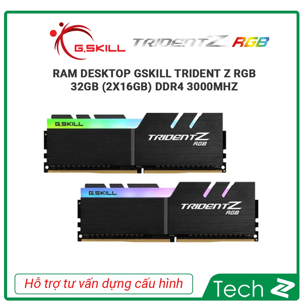 內存台式機 Gskill 三叉戟 Z Rgb F4 3000c16d 32gtzr 32gb 2x16gb Dd 蝦皮購物