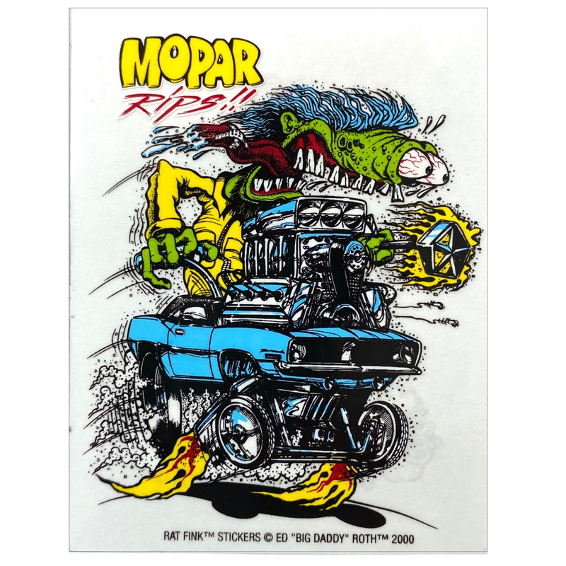 RAT FINK 透明貼紙 - Mopar Rips | 蝦皮購物