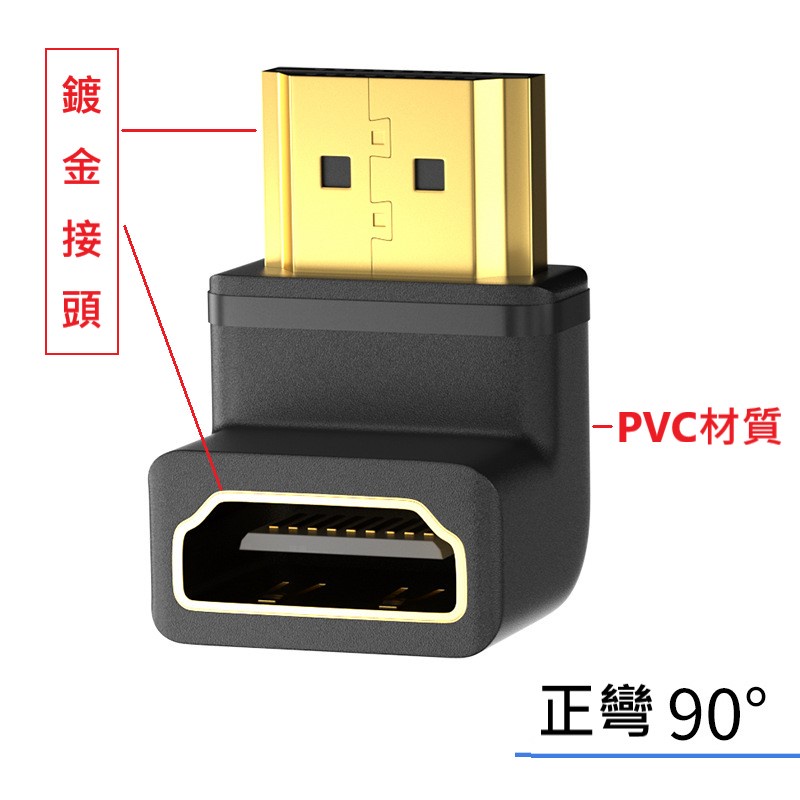 8K HDMI 2.1 母轉母 對接頭 延長器 側彎 正彎90度 270度 公對母接頭 | 蝦皮購物