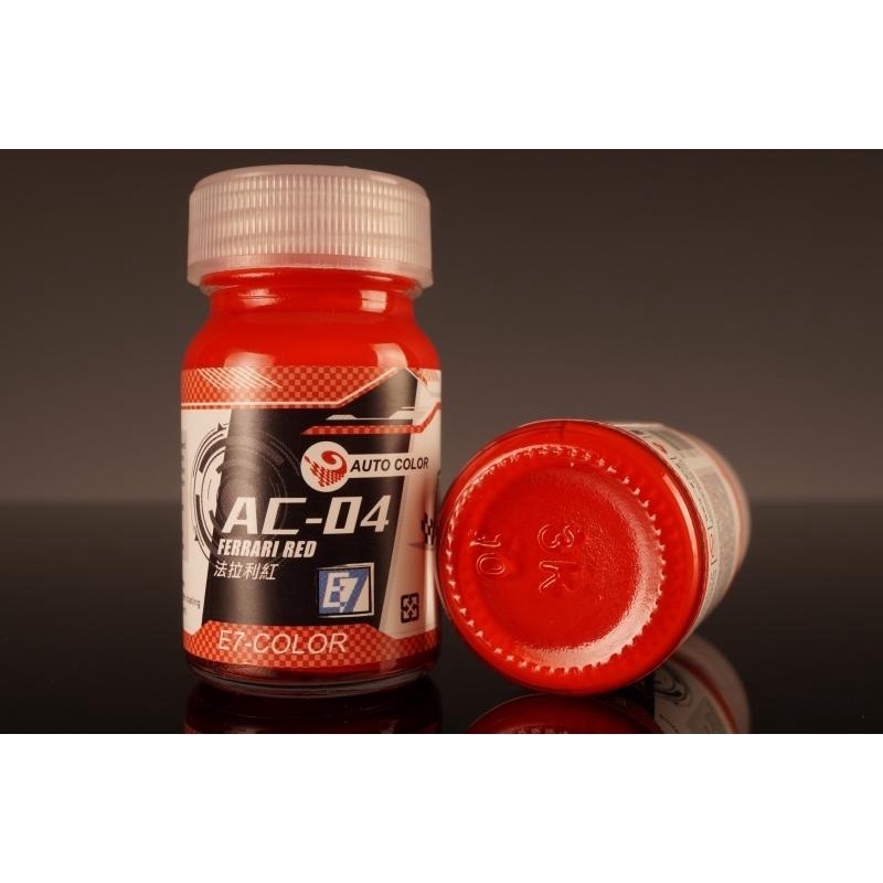 【鋼普拉】現貨 E7 COLOR AC04 法拉利紅 (20ml) AC系列模型漆 E7 model 噴漆 | 蝦皮購物