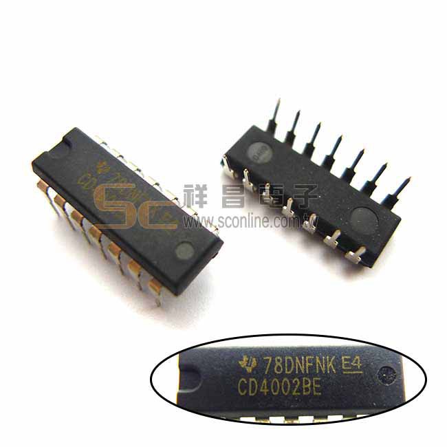 【祥昌電子】CD4002BE CMOS DIP-14 邏輯閘 雙4輸入反或閘 積體電路 IC晶片 (1入) | 蝦皮購物