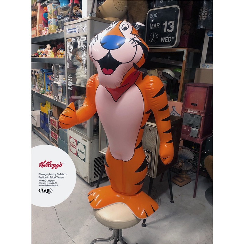 Artlife ㊁ Kelloggs Tony the Tiger Inflatable 充氣 家樂氏 東尼虎 店頭物 | 蝦皮購物