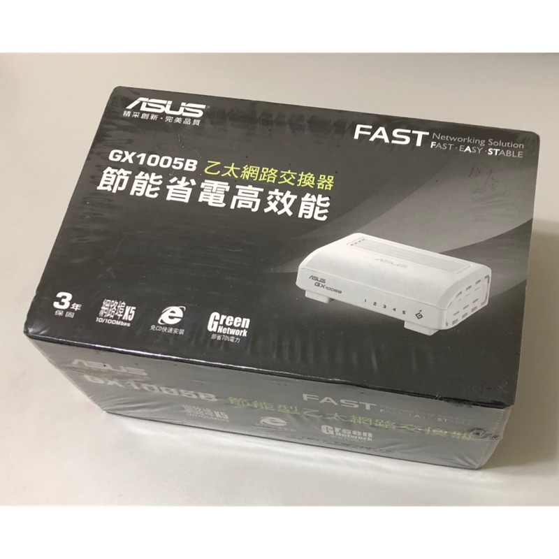 ASUS 華碩 5埠 10/100 Mbps 乙太網路交換器 (Switch Hub) (非無線分享器) | 蝦皮購物