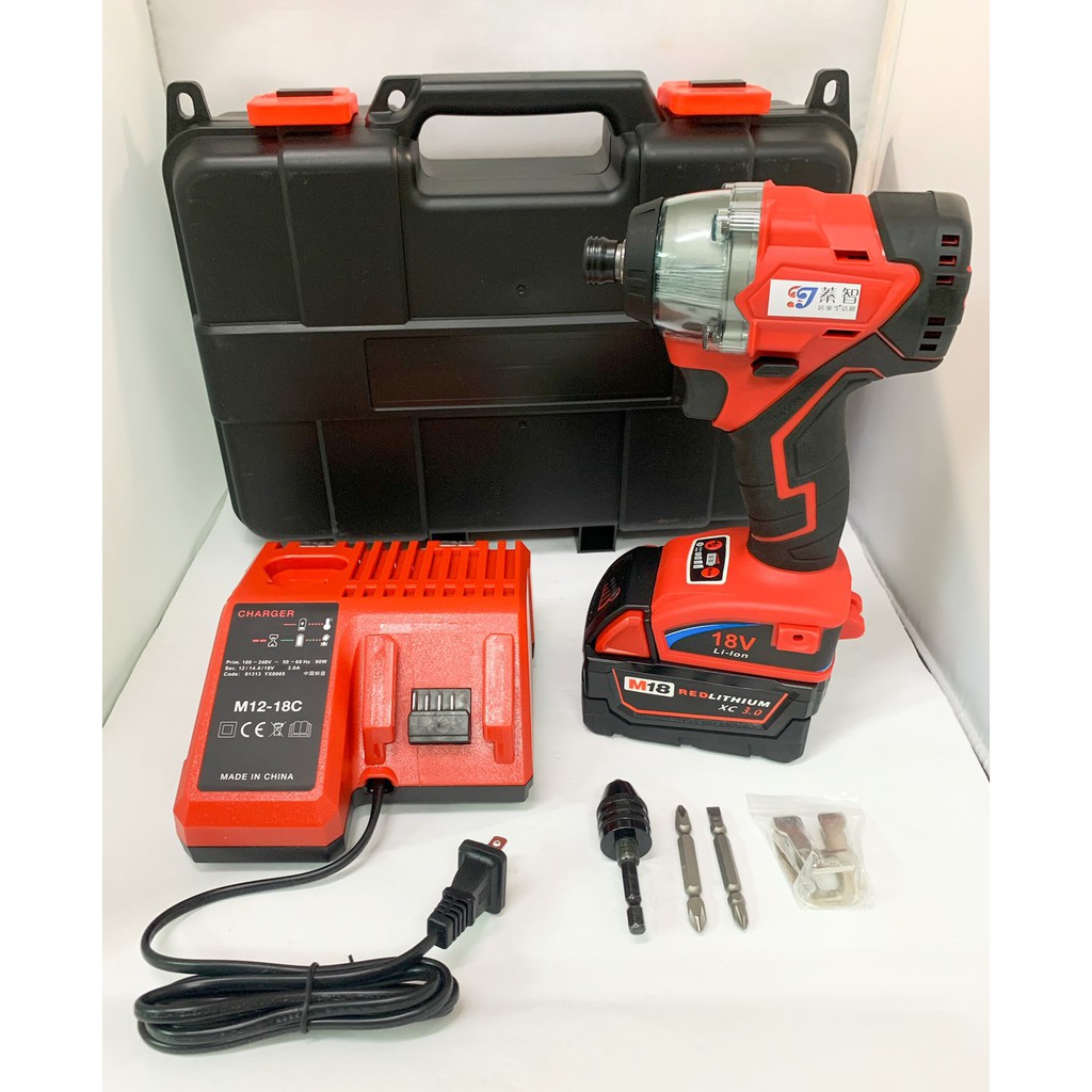 鋰電無刷衝擊起子 通用米沃奇 21V(18V) 組合搭配系列/大功率無刷開關/無刷電動工具 保固半年 副廠非原廠主機 | 蝦皮購物