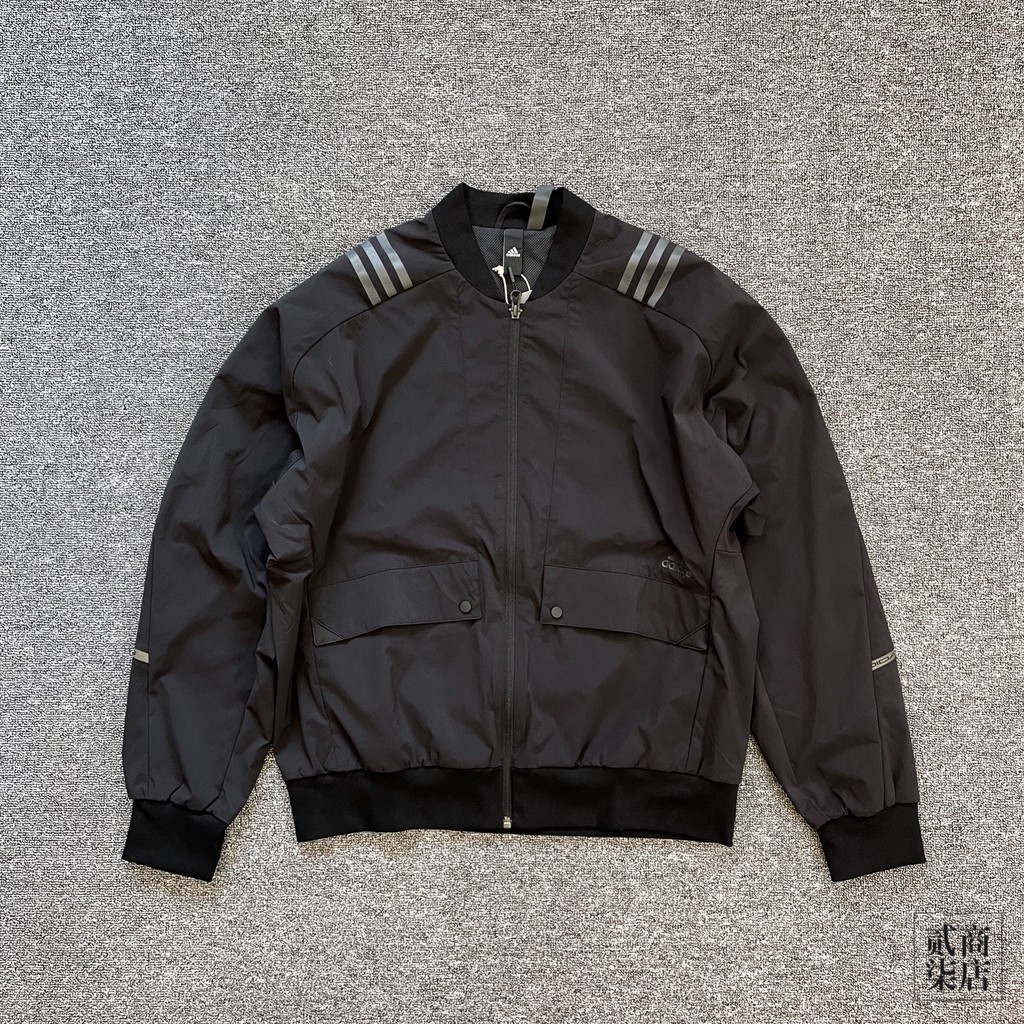 貳柒商店) adidas Bomb Jacket 男款 工裝 防風 外套 飛行外套 黑 H40231 黃 H40234 | 蝦皮購物