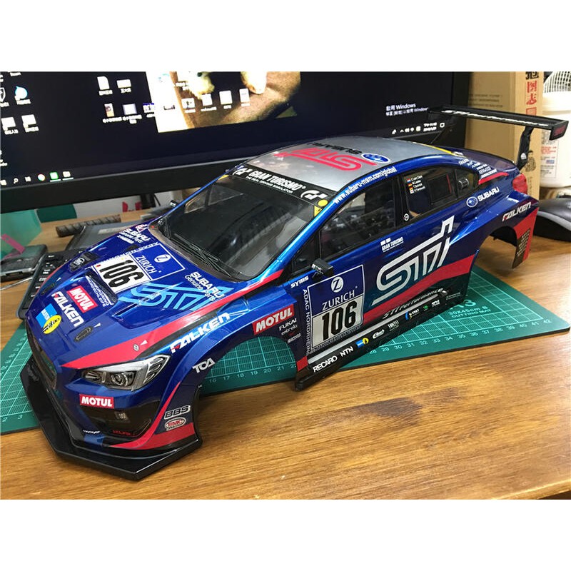 創億RC 田宮TAMIYA 51593 1/10 SUBARU WRX STI 未組裝透明車殼 | 蝦皮購物