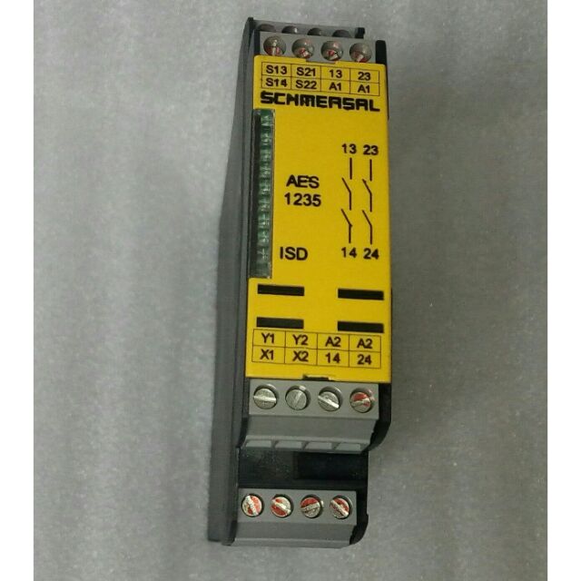 🌞二手現貨保固SCHMERSAL施梅薩爾AES 1235安全繼電器24VDC 101170049 可以連接安全電磁開關 | 蝦皮購物