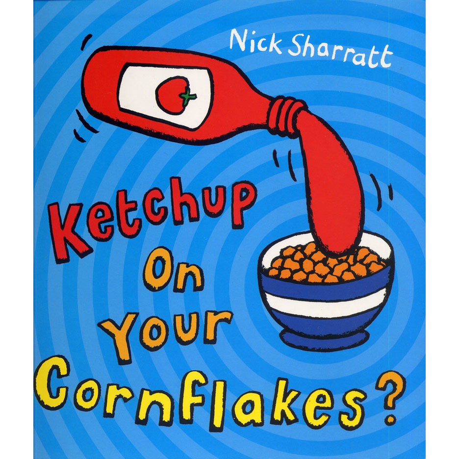 KETCHUP ON YOUR CORNFLAKES｜英文故事繪本遊戲書操作書吳敏蘭老師推薦【麥克兒童外文書店】 | 蝦皮購物