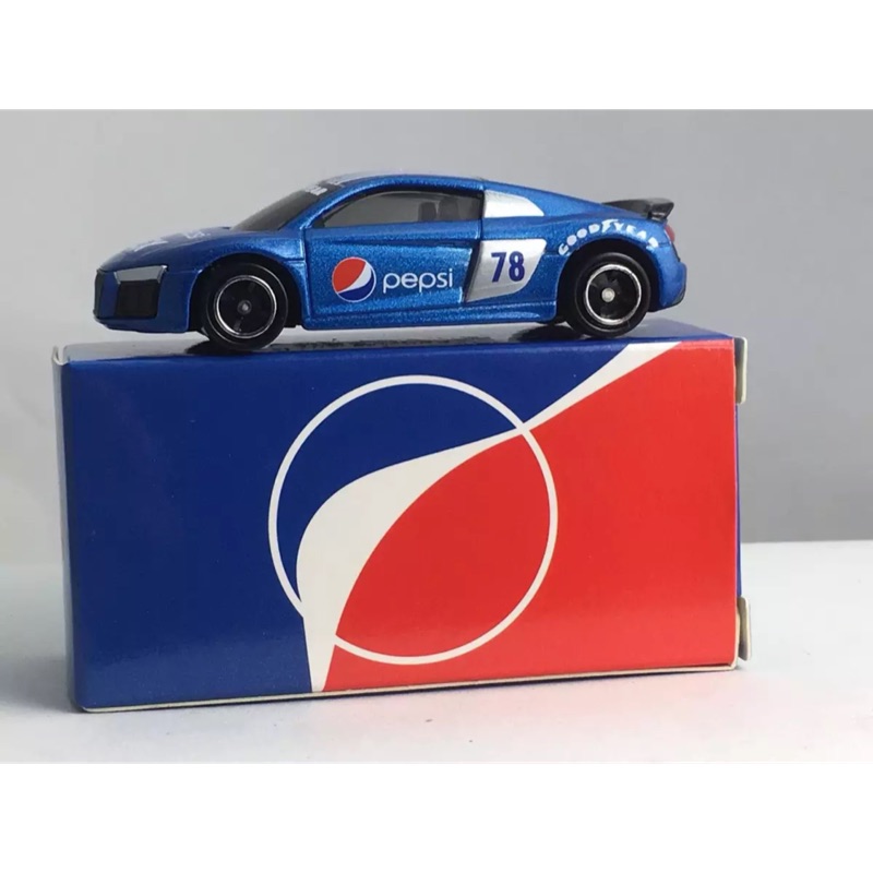 Tomy Tomica Audi R8 Pepsi百事可樂特別式樣 二改 | 蝦皮購物