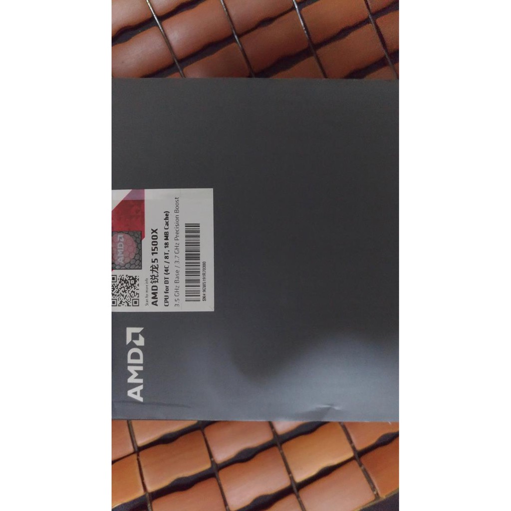 AMD RYZEN 5 R5 1500X AM4 四核心 CPU 3.5~3.7GHz 原廠風扇 | 蝦皮購物