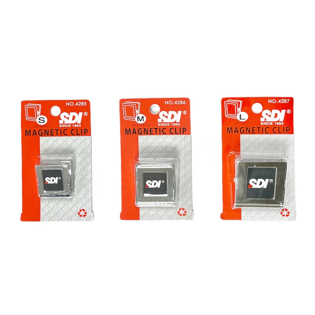 【文具王子】⚡現貨! SDI手牌 方型強力磁夾.磁鐵夾.磁性夾 NO.4285/NO.4286/NO.4287 | 蝦皮購物