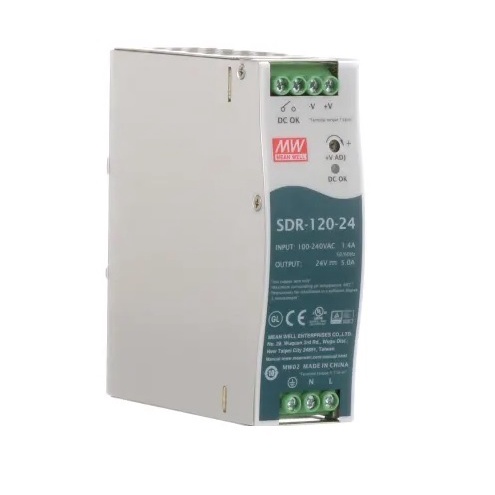 SDR-120-24 120W 24V 5A MEAN WELL DIN導軌電源供應器(含稅)【佑齊企業 iCmore】 | 蝦皮購物