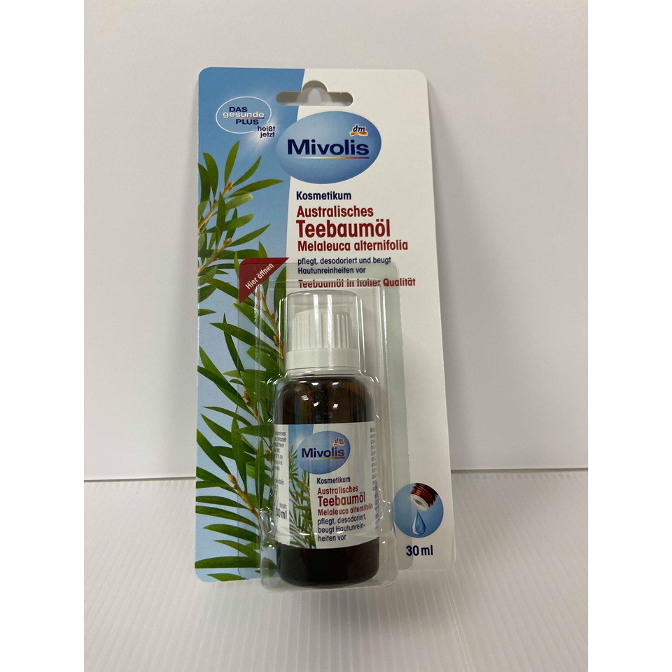 德國 DM Mivolis 澳洲茶樹精油 30ml【美什麼】發票現貨平日當天出有中標 | 蝦皮購物
