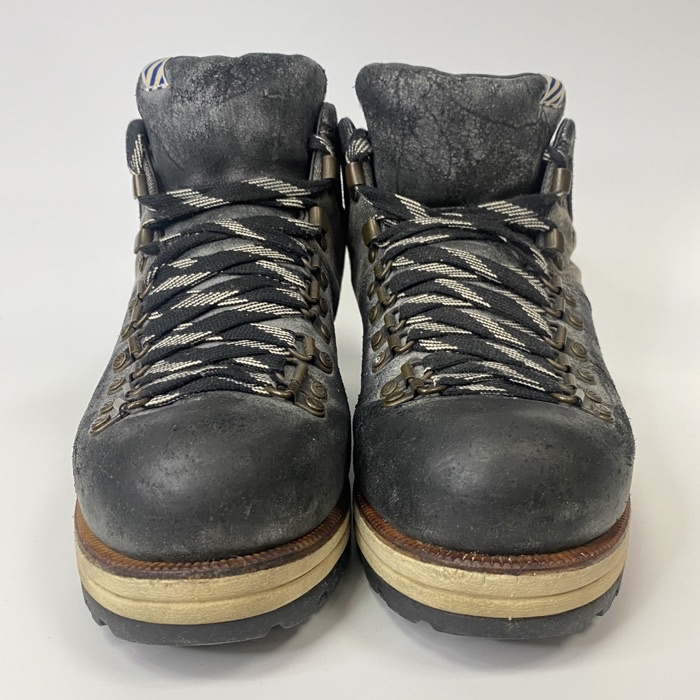 VISVIM SERRA BOOTS 黑 靴 仿舊 裂紋皮革 異材質拼接 黃金大底 絕版逸品 US8.5 二手美品 | 蝦皮購物