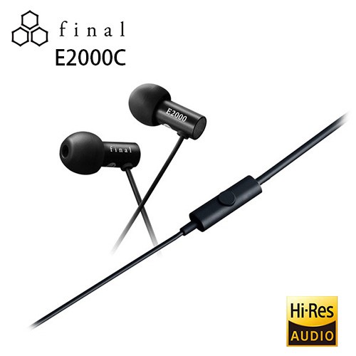 [final台灣授權經銷]日本 Final Audio E2000C (附原廠收納袋) 耳道式耳機單鍵式線 | 蝦皮購物