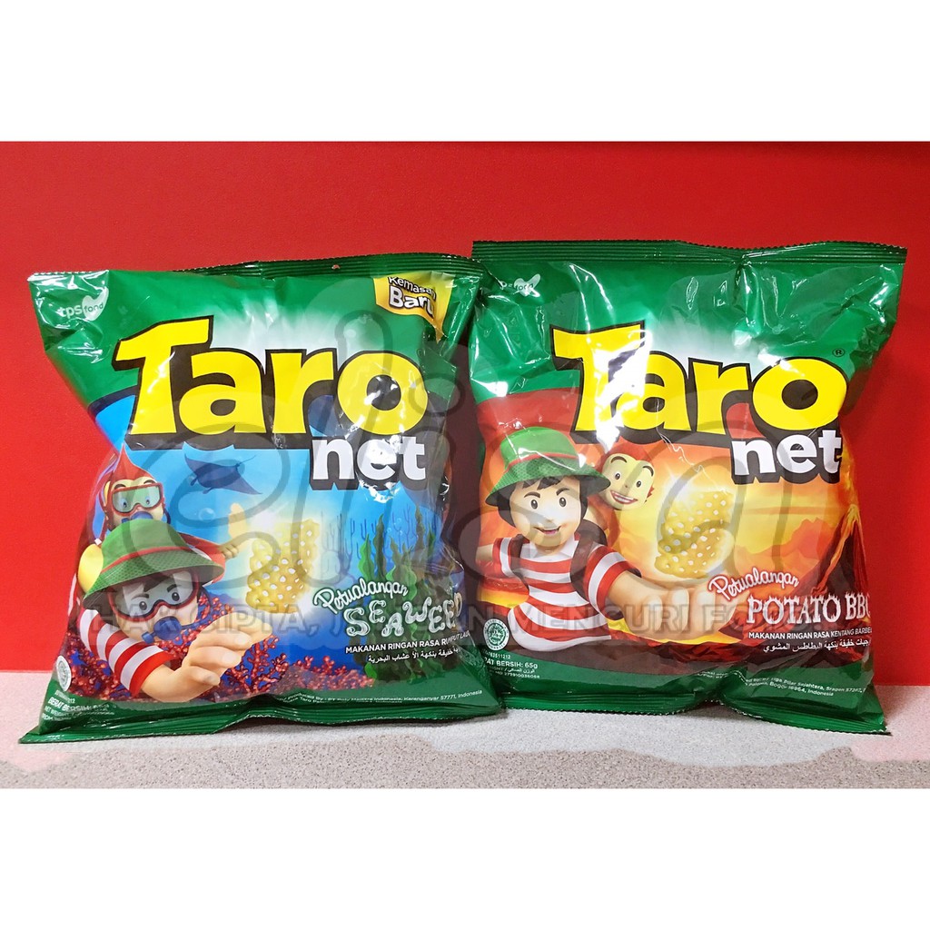 TARO NET POTATO BBQ/SEAWEED 印尼 洋芋餅乾 | 蝦皮購物