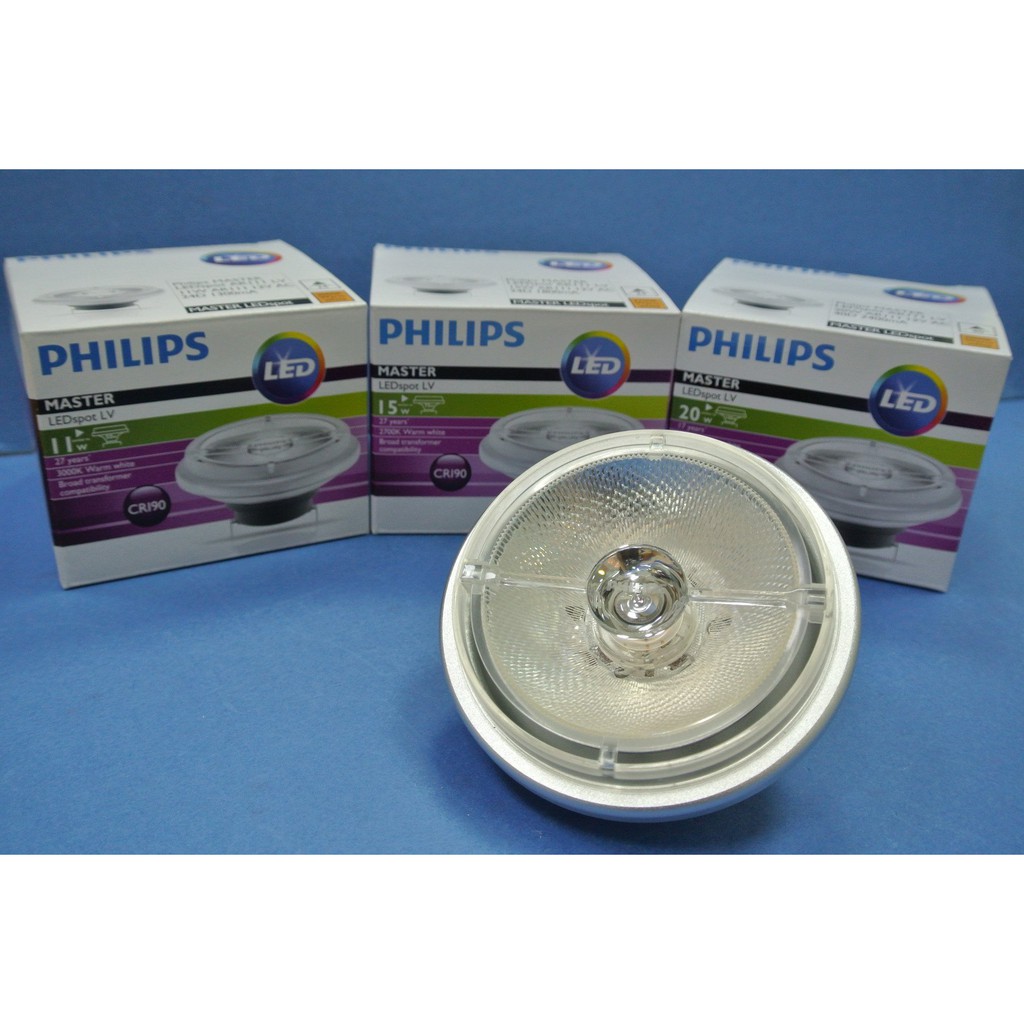 含稅 PHILIPS 飛利浦LED 12V AR111 旗艦調光 11W/15W/20W 投射燈(黃光/自然光) 12V | 蝦皮購物