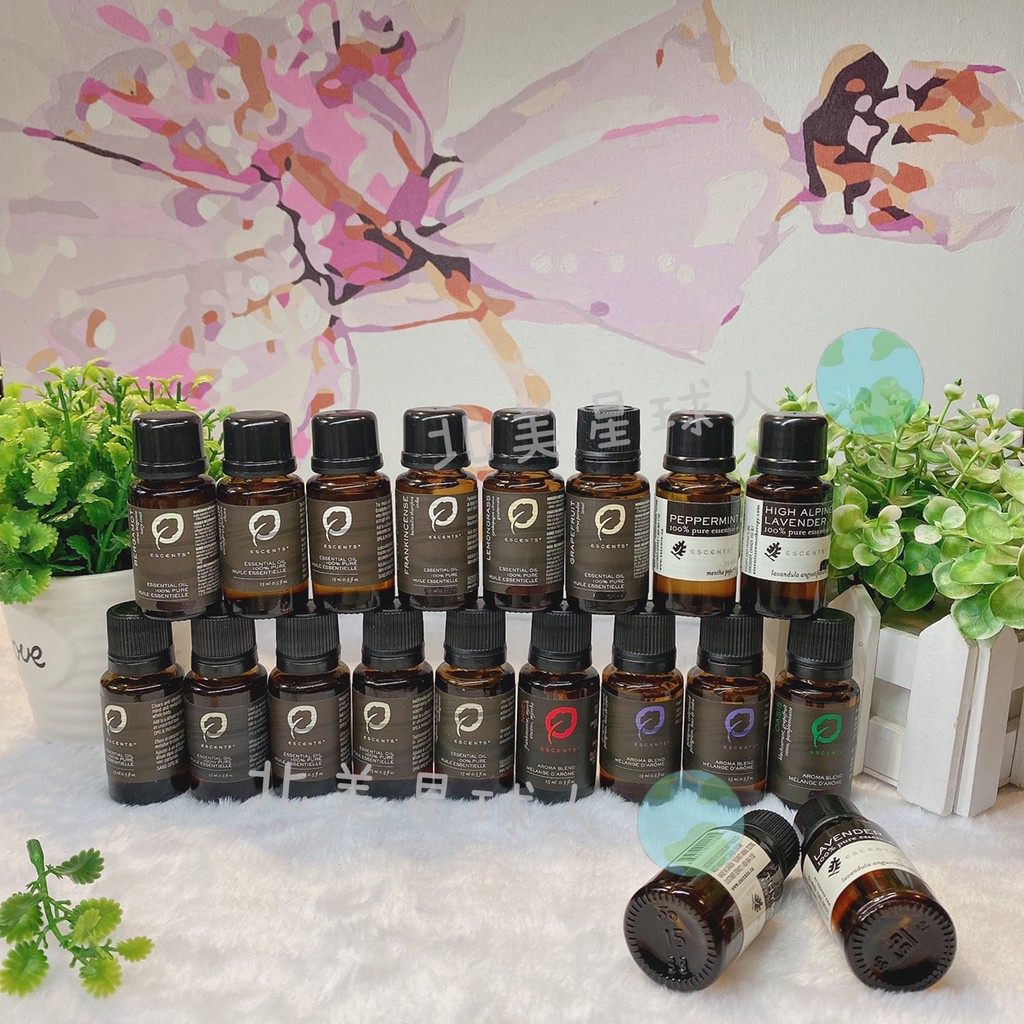 🌍[現貨]加拿大🇨🇦ESCENTS 依聖詩 精油 15ml-多款可選 單方精油 熱銷精油 | 蝦皮購物