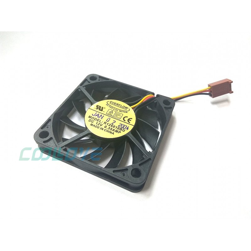 小白的生活工場*EVERFLOW 6公分雙滾珠薄扇1CM厚[R126010BU]39DBA | 蝦皮購物