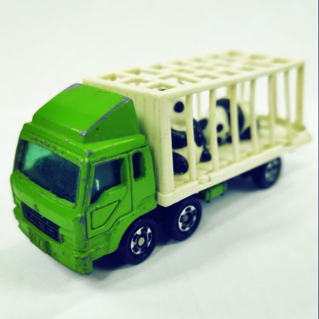 日本製 TOMY Tomica No.76 三菱 Fuso 動物搬運車 貓熊 | 蝦皮購物