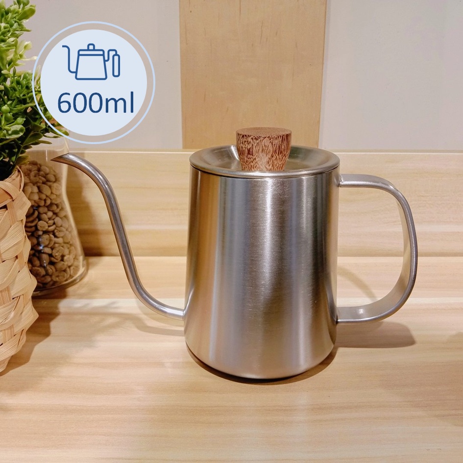 Driver 手沖壺 霧面 600ml 含刻度 304食品級不鏽鋼 | 蝦皮購物