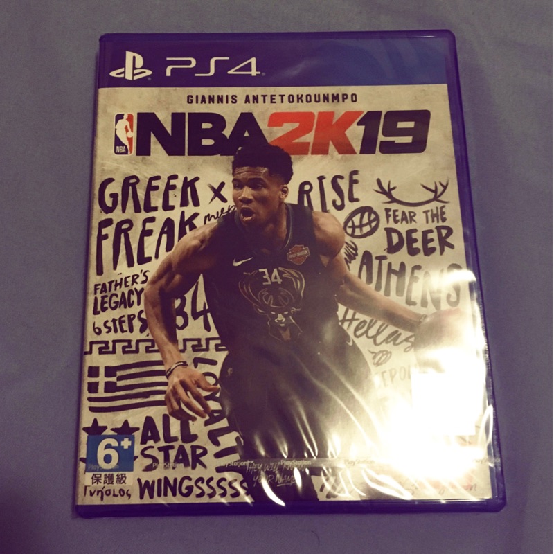 NBA 2K19 PS4 實體版 光碟 只有一片 全新未拆 | 蝦皮購物