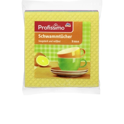 Über 德國 DM Profissimo Schwammtücher, 5 St 德國海綿抺布 | 蝦皮購物