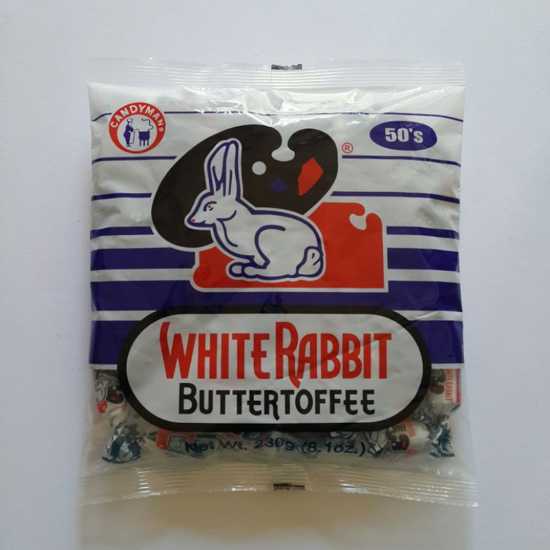 CANDYMAN WHITE RABBIT BUTTER TOFFEE 白兔糖 230g 菲律賓 糖果 小白兔糖 奶糖 | 蝦皮購物