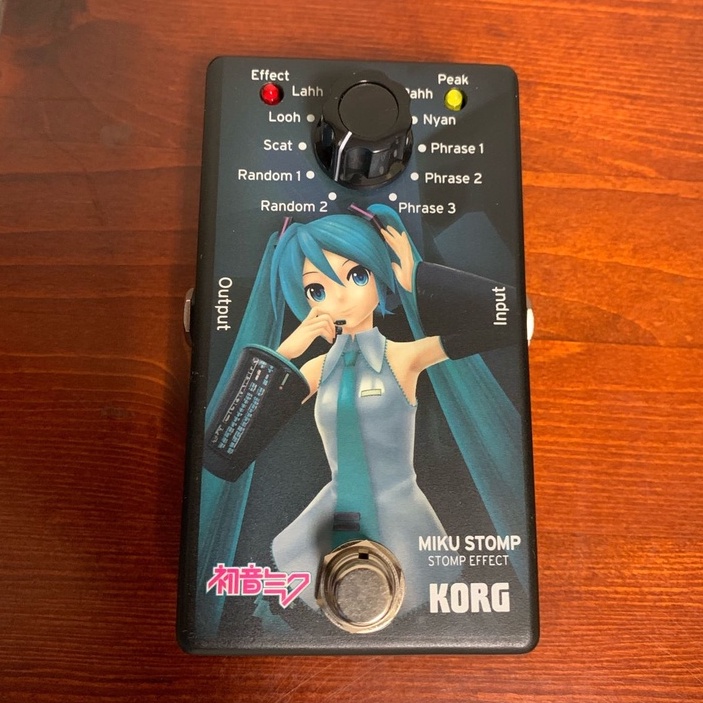【二手效果器出清】KORG MIKU STOMP 初音未來 擬人聲效果器 電吉他專用 | 蝦皮購物