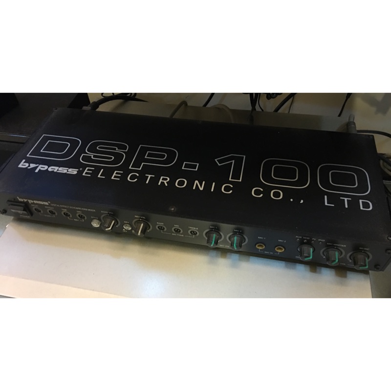 bypass DSP-100 ECHO 數位 迴音器 卡拉OK 效果器 混音器 舞台專用 適用音圓 音霸 金嗓 點歌機 | 蝦皮購物