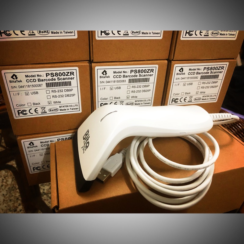 條碼掃描器PS800ZR (BitaTek USB接頭） | 蝦皮購物