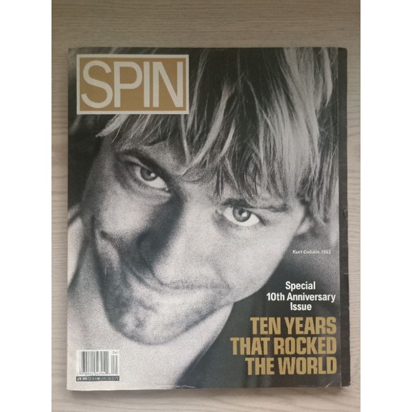 珍藏罕品 超脫樂團 SPIN Magazine 雜誌 1995 Nirvana Kurt Cobain 涅槃乐队 | 蝦皮購物