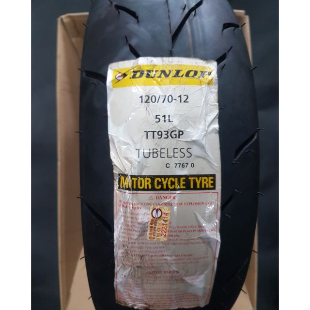 DUNLOP TT93 120/70/12(4823) | 蝦皮購物