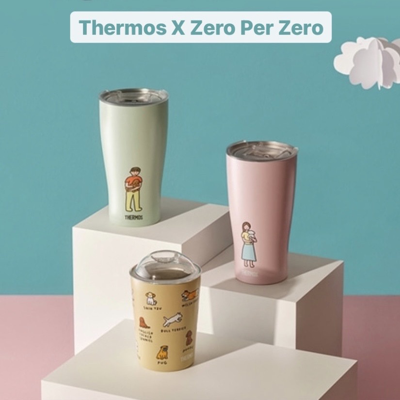 韓國代購 韓國膳魔師 Thermos X Zero Per Zero 聯名款保冷杯 保溫杯 飲料杯 啤酒杯 環保杯 | 蝦皮購物