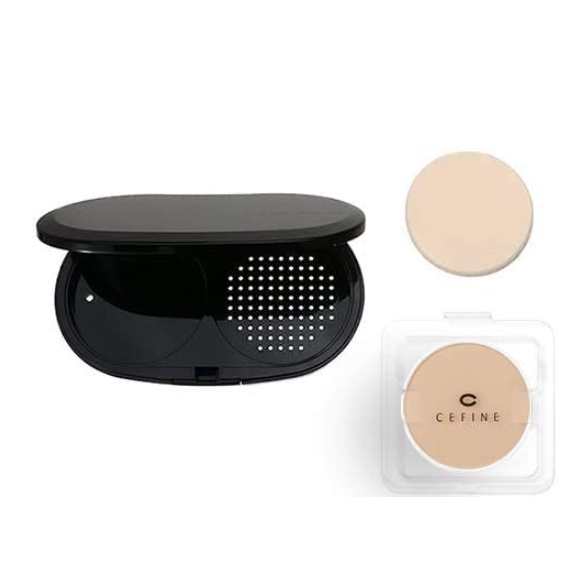 【日本直送！快速發貨！】CEFINE 雪芙妮 水感蠶絲粉餅芯 粉盒 長效持妝 保濕 遮瑕 渡邊直美愛用 CEFINE | 蝦皮購物