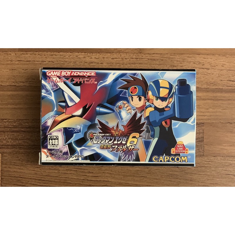 (附卡盒) GameBoy GBA 原廠盒裝 洛克人 EXE6 電腦獸 法爾札 日規 日版 正版卡帶 GB 任天堂 | 蝦皮購物