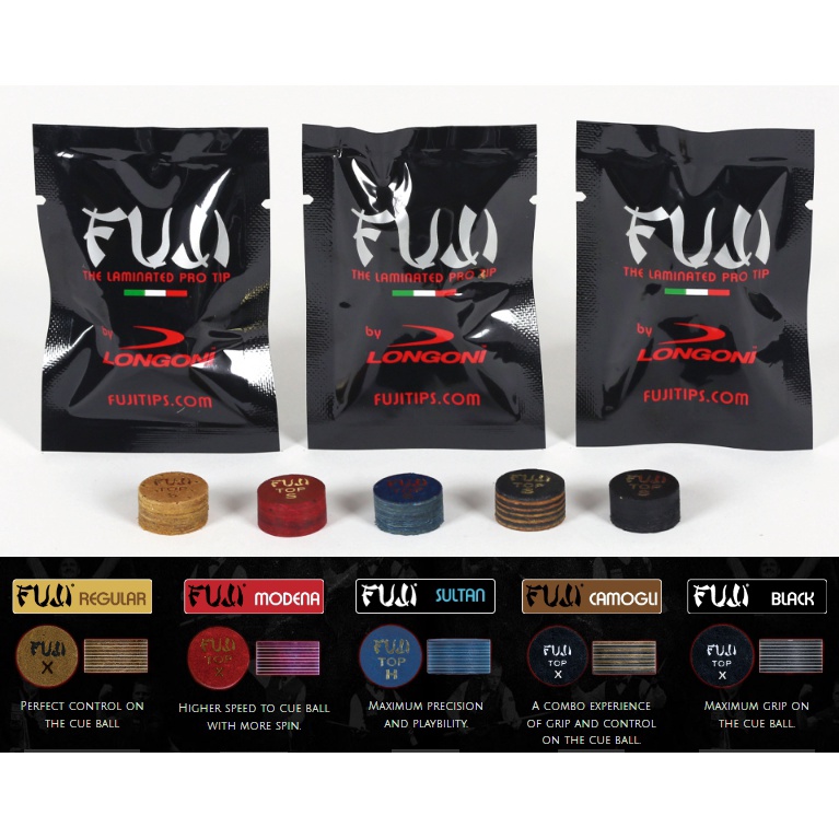 ☆ 義大利 LONGONI 專業代理☆【FUJI 職業級 摩德納 紅皮頭 & 新款 蘇丹 藍皮頭 空運來台】皮頭 撞球桿 | 蝦皮購物