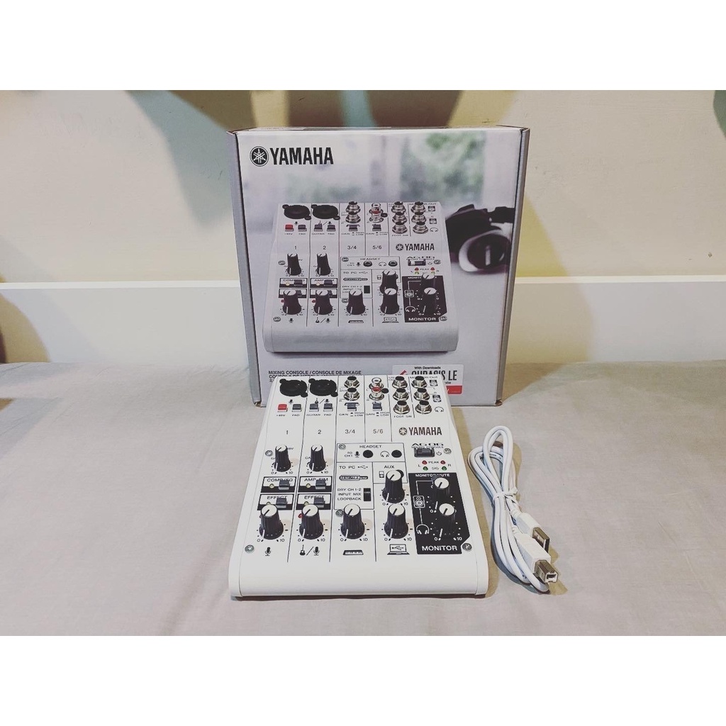 【全新僅拍照】Yamaha AG06 Mixer 6軌 USB 混音器 錄音介面 直播實況 | 蝦皮購物