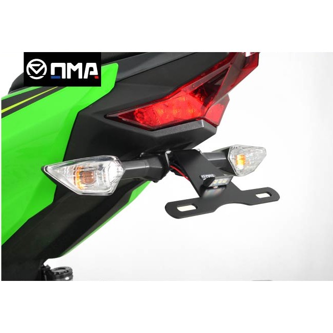 DMV OMA NINJA 400 忍者400 忍4 短牌架 附牌照燈 NINJA400 Z400 | 蝦皮購物