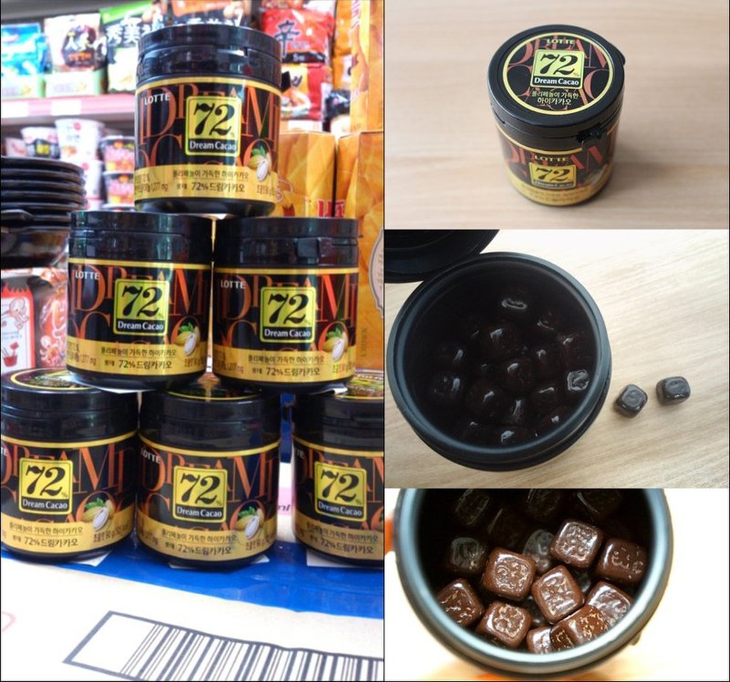 【韓家小院】韓國樂天★Lotte82%骰子巧克力★(86g)Lotte/可可豆/Dream Caca82%巧克力黑巧克力 | 蝦皮購物