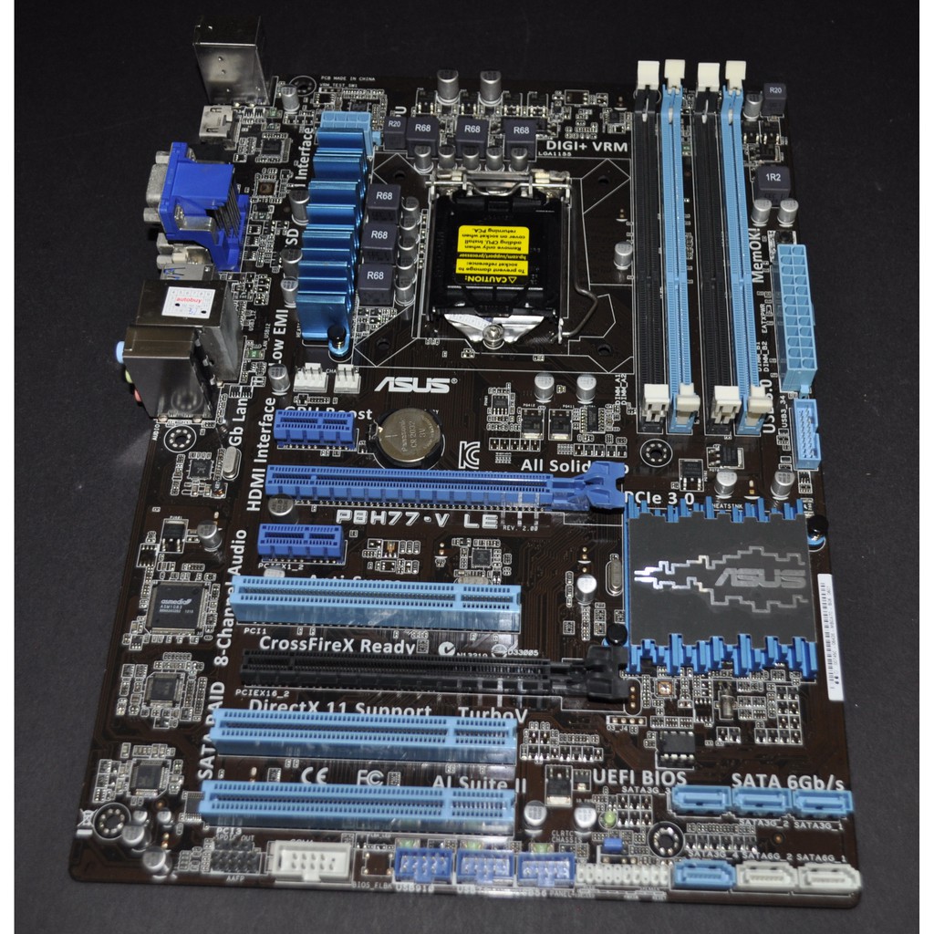 華碩P8H77-V LE (1155 H77 DDR3 SATA3 前後USB3.0)非 P67 Z68 B75 Z77 | 蝦皮購物