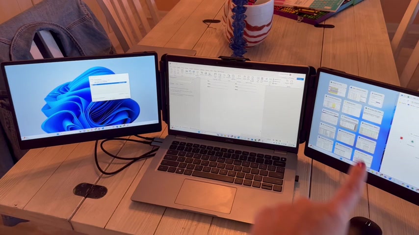 Ofiyaa s2 14 英寸三重筆記本電腦屏幕擴展器全高清 1080P IPS 雙便攜式顯示器 | 蝦皮購物